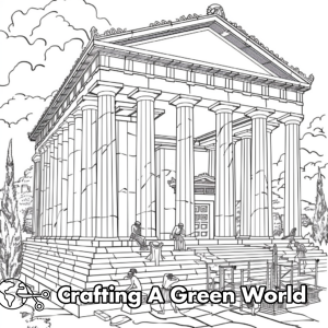 Building The Temple Coloring Pages - Free & Printable!