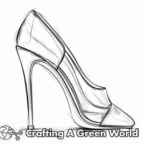 High Heel Coloring Pages - Free & Printable!