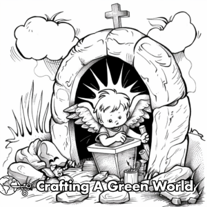 Empty Tomb Coloring Pages - Free & Printable!
