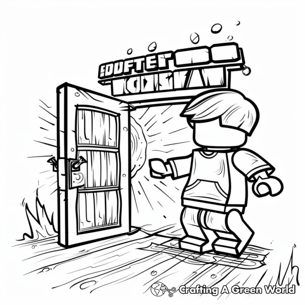 Figure Doors Roblox Coloring Pages - Free & Printable!