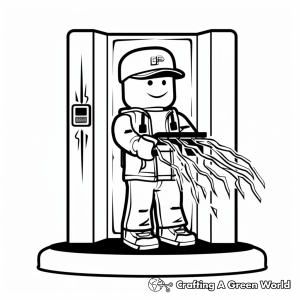 Figure Doors Roblox Coloring Pages - Free & Printable!