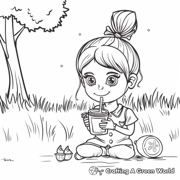 Lemonade Coloring Pages - Free & Printable!