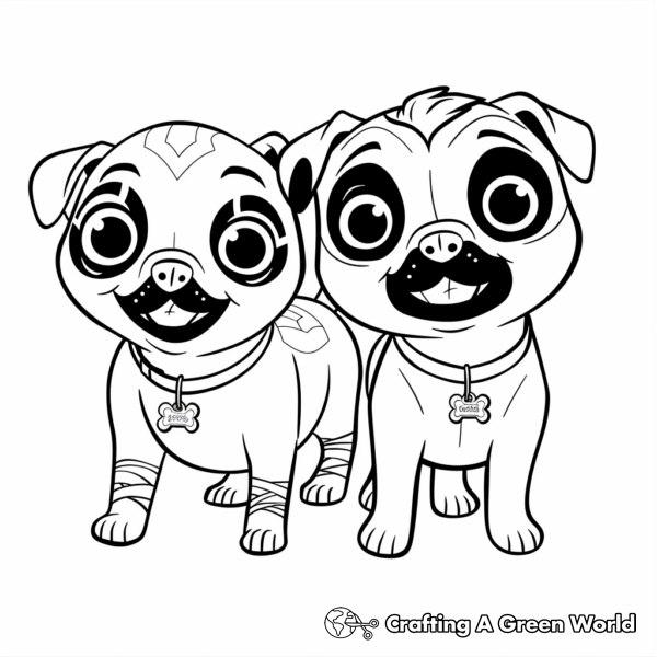 Puppy Dog Pals Coloring Pages - Free & Printable!