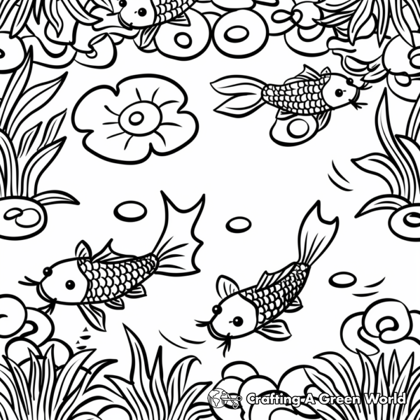 Pond Coloring Pages - Free & Printable!