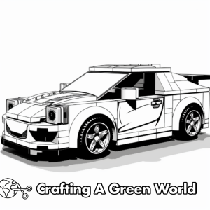 Lego Cars Coloring Pages - Free & Printable!