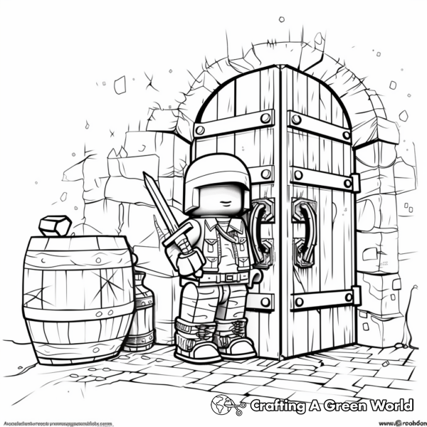 Figure Doors Roblox Coloring Pages - Free & Printable!