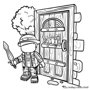 Figure Doors Roblox Coloring Pages - Free & Printable!
