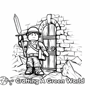 Figure Doors Roblox Coloring Pages - Free & Printable!