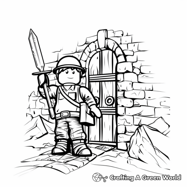 Figure Doors Roblox Coloring Pages - Free & Printable!
