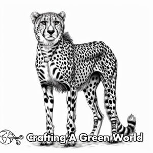 Cheetah Coloring Pages - Free & Printable!