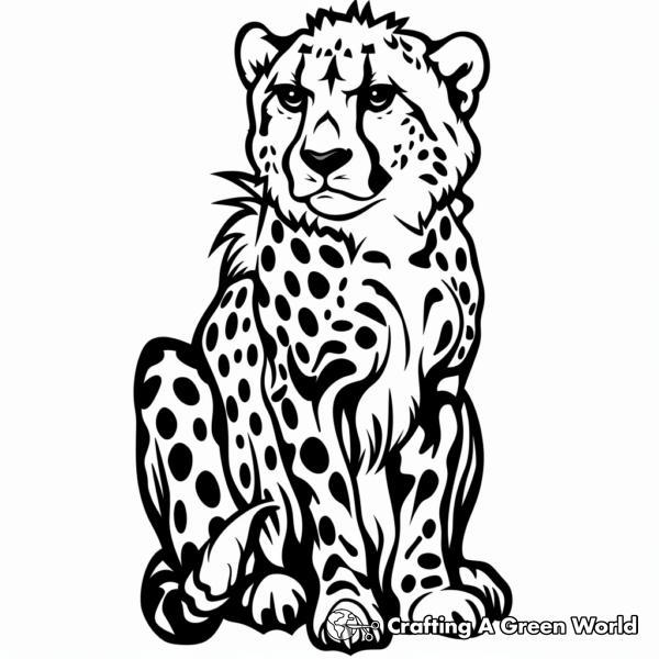 Cheetah Coloring Pages - Free & Printable!