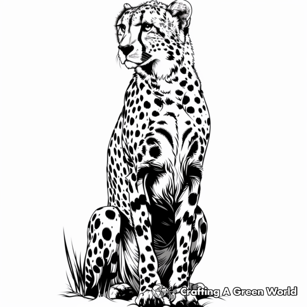 Cheetah Coloring Pages - Free & Printable!