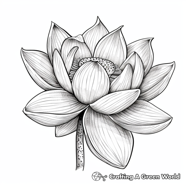 Realistic Flower Coloring Pages - Free & Printable!