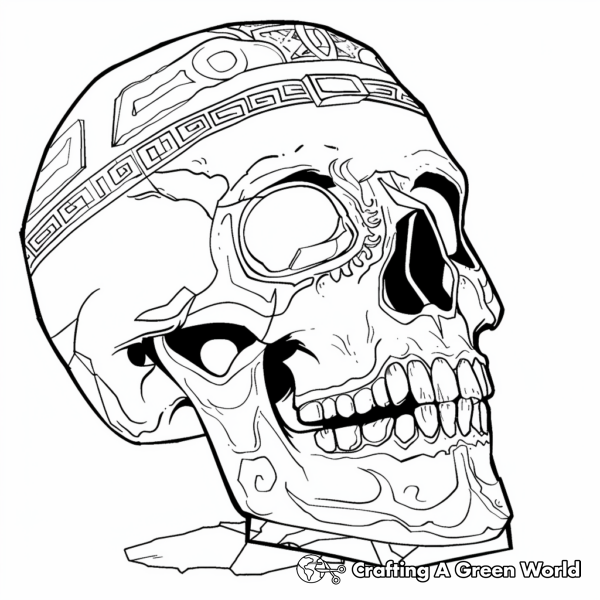 Skull For Adults Coloring Pages - Free & Printable!