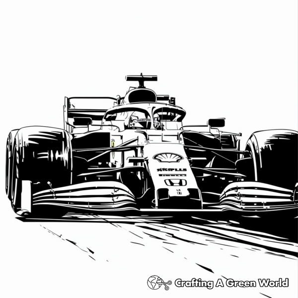 F1 Coloring Pages - Free & Printable!