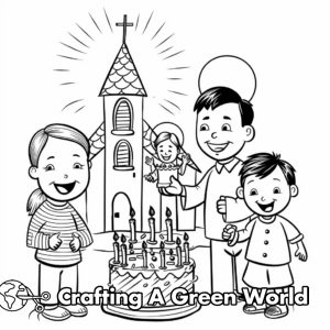 Happy Birthday Jesus Coloring Pages - Free & Printable!