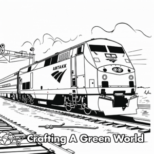 Amtrak Coloring Pages - Free & Printable!