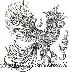 Phoenix Coloring Pages - Free & Printable!