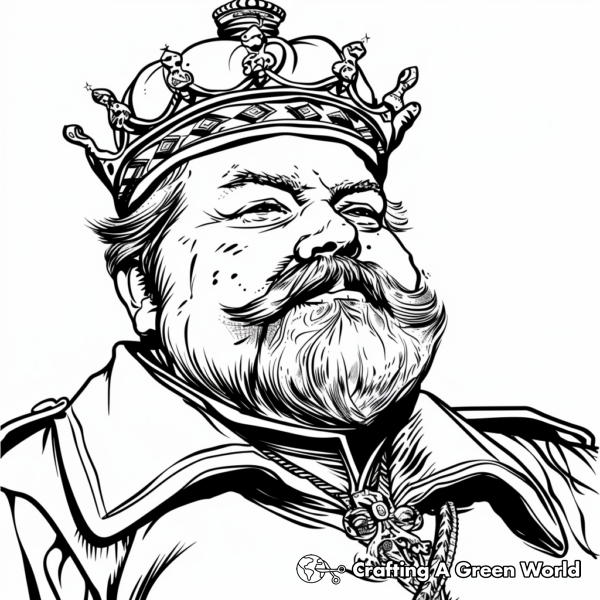 King Coloring Pages - Free & Printable!