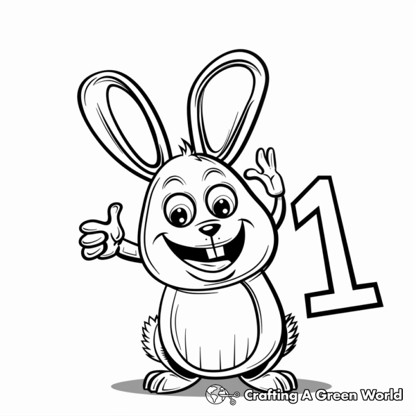 Number 1 Coloring Pages - Free & Printable!