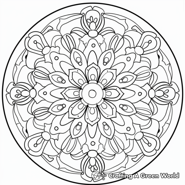 Mandala For Kids Coloring Pages - Free & Printable!