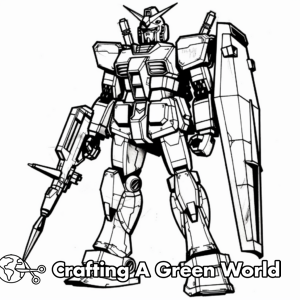 Gundam Coloring Pages - Free & Printable!