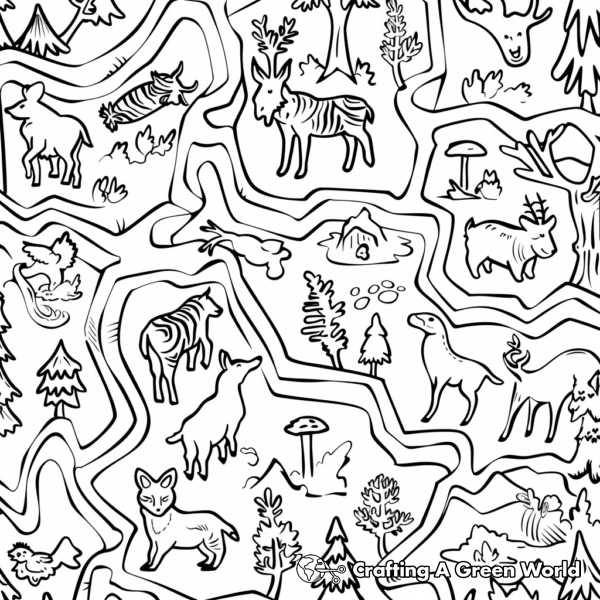 Maze Coloring Pages - Free & Printable!