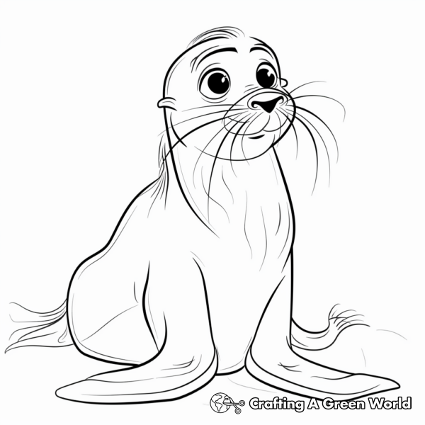 Sea Lion Coloring Pages - Free & Printable!