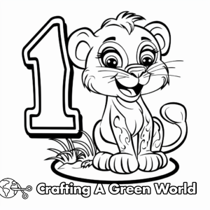 Number 1 Coloring Pages - Free & Printable!