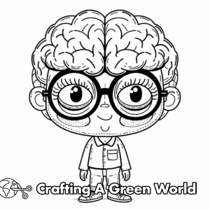 Brain Coloring Pages - Free & Printable!