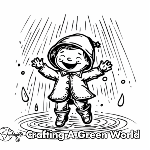 April Showers Coloring Pages - Free & Printable!