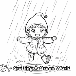 April Showers Coloring Pages - Free & Printable!