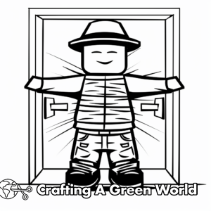 Figure Doors Roblox Coloring Pages - Free & Printable!