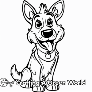 German Shepherd Coloring Pages - Free & Printable!
