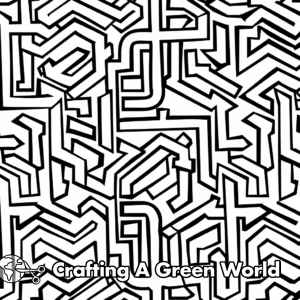 Maze Coloring Pages - Free & Printable!