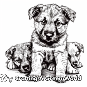 German Shepherd Coloring Pages - Free & Printable!
