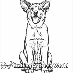 German Shepherd Coloring Pages - Free & Printable!