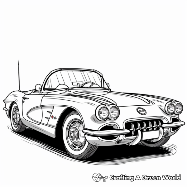 Corvette Coloring Pages - Free & Printable!