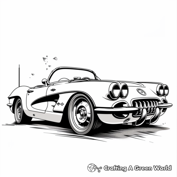 Corvette Coloring Pages - Free & Printable!