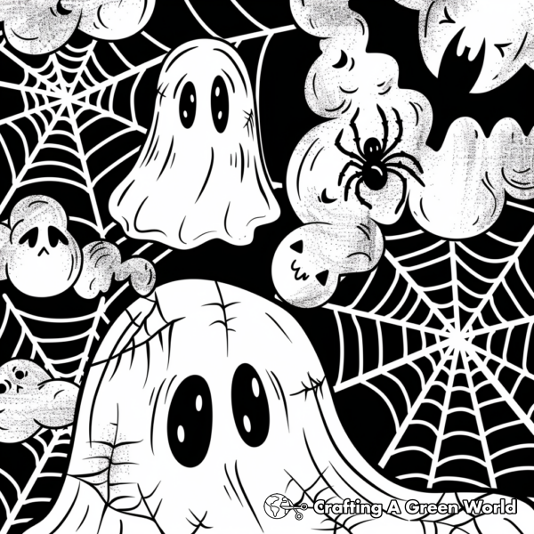 Halloween Spider Coloring Pages - Free & Printable!
