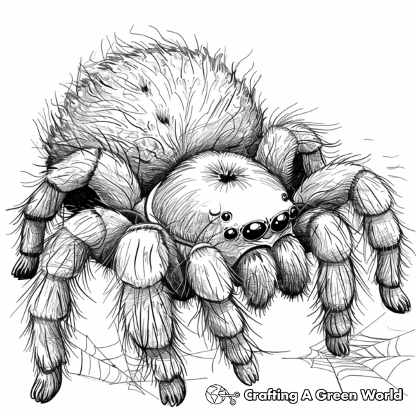 Halloween Spider Coloring Pages - Free & Printable!