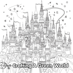 Magic Kingdom Coloring Pages - Free & Printable!