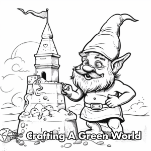 Summer Gnome Coloring Pages - Free & Printable!