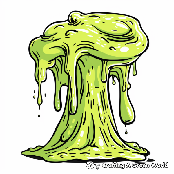 Slime Coloring Pages - Free & Printable!