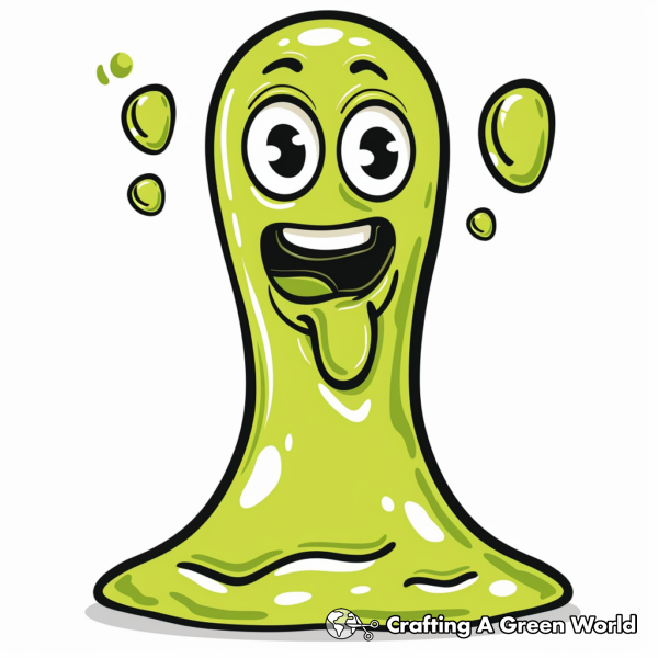 Slime Coloring Pages - Free & Printable!