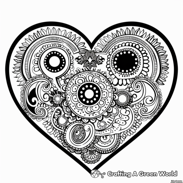 Paisley Coloring Pages for Adults - Free & Printable!
