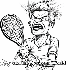Tennis Coloring Pages - Free & Printable!