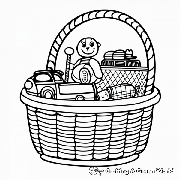 Basket Coloring Pages - Free & Printable!
