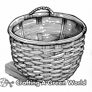 Basket Coloring Pages - Free & Printable!