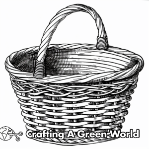 Basket Coloring Pages - Free & Printable!
